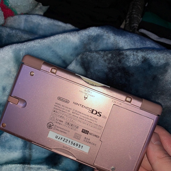 Custom Nintendo DS Lite Refurbished Game Console Handheld Console Clear ...