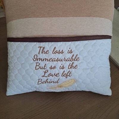 Loss is Immeasurable Sympathy Memory Machine Embroidery Design Instant ...