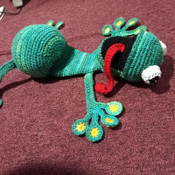 The Original Squashed Frog Door Stopper Amigurumi Instant Download PDF ...