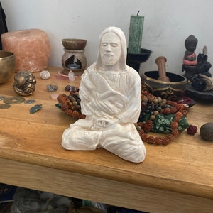 Jesus Christ Meditating Full Lotus Yoga Position | Etsy