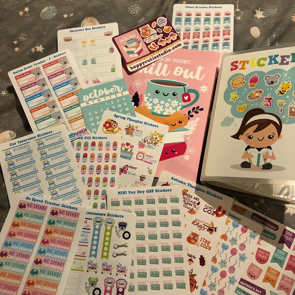 12 Cute Online Order Tracker Planner Stickers - Etsy