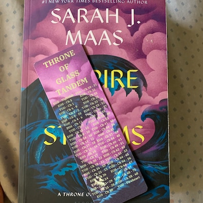 Throne of Glass Tandem Bookmarks SJM Bookmarks Acotar Crescent City ...