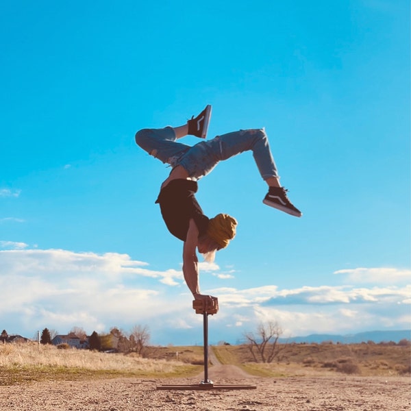 Wood Parallettes Push-up Bar Dip Station | Handstands Planche Push-ups ...