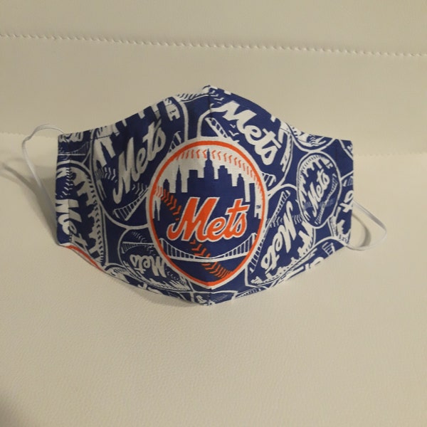 New York Mets Fabric 100% Cotton Officially Licensed - Etsy