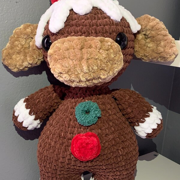 DIGITAL PATTERN: Gingerbread Cow Crochet Plushie - Etsy