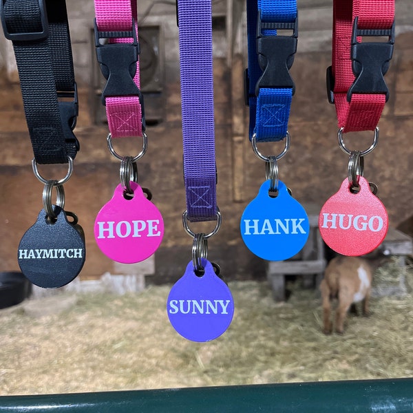 Custom Goat and Sheep Collar Tags - Etsy