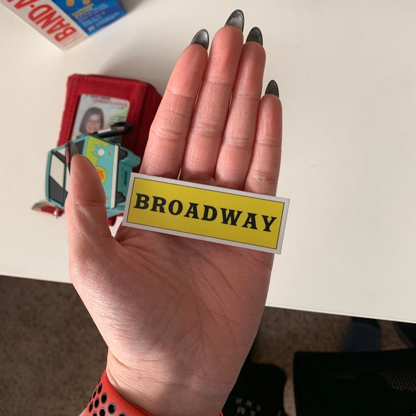 Waitress Sticker It's a Pretty Good Bad Idea Me and You Broadway ...