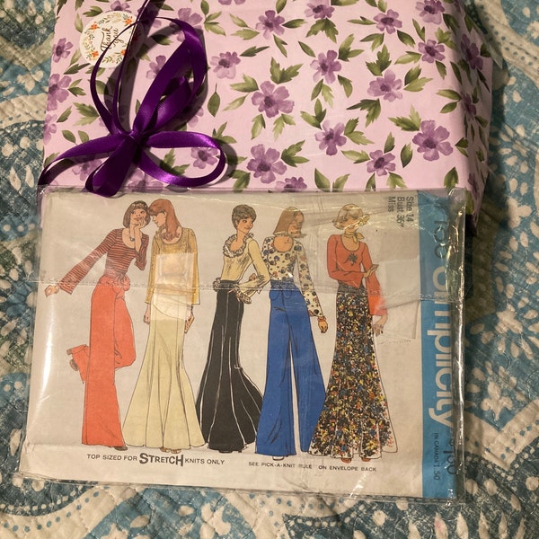 Uncut Nightgown, Top and Pants Pattern-butterick #5688 - Etsy