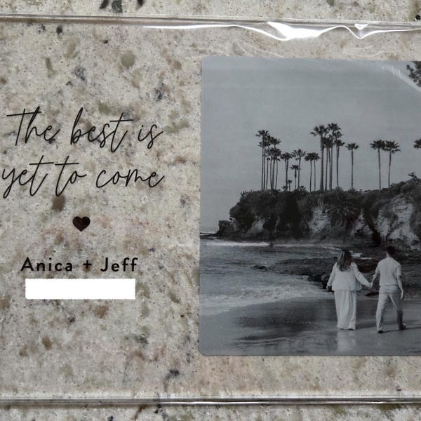 Personalized Anniversary Photo Plaque, Wedding Anniversary Gift ...