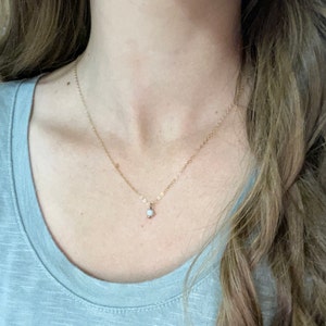 Whisper Chain Gold, Silver, or Rose Gold Simple Gold Chain Choker ...
