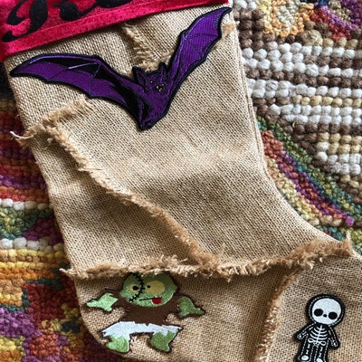 Embroidered Purple Bat Patch - Etsy