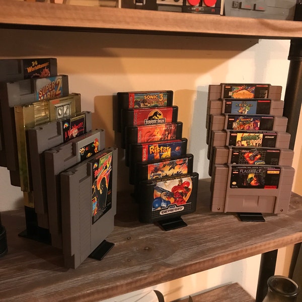 10-pack of Retro Game Stands (displays 60 Games!) - Etsy