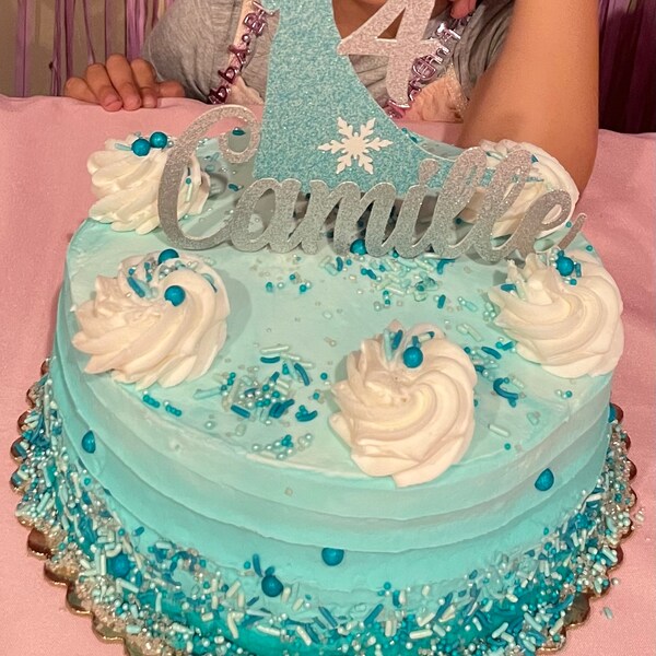 Elsa Cake Topper | Frozen Cake Topper | Elsa Topper | Frozen Party ...