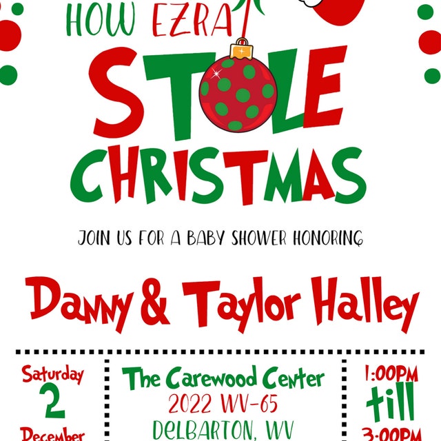 Whoville Party Invitation