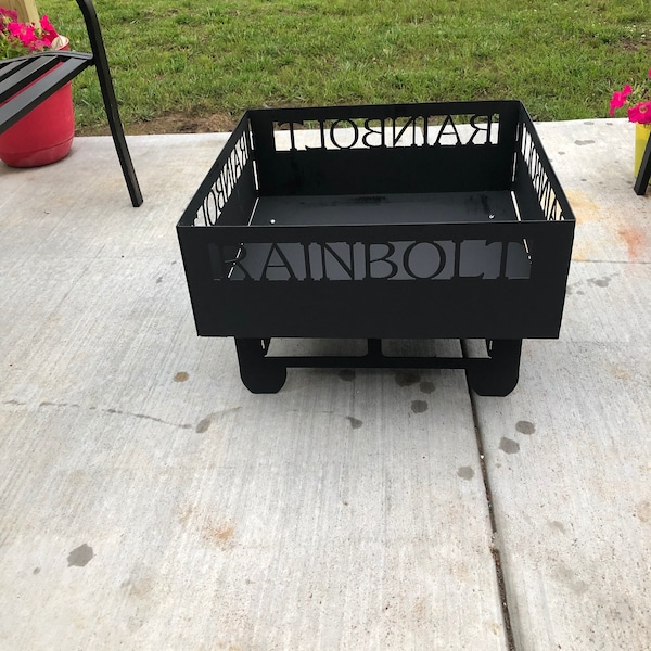 Fire Pit Customized With Name - Etsy