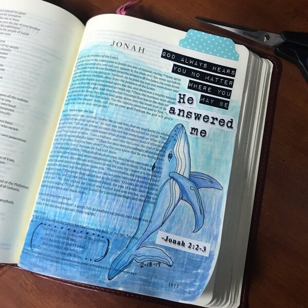 Jonah, Jonah and the Whale, Beautifulgoodnews,bible Journaling ...