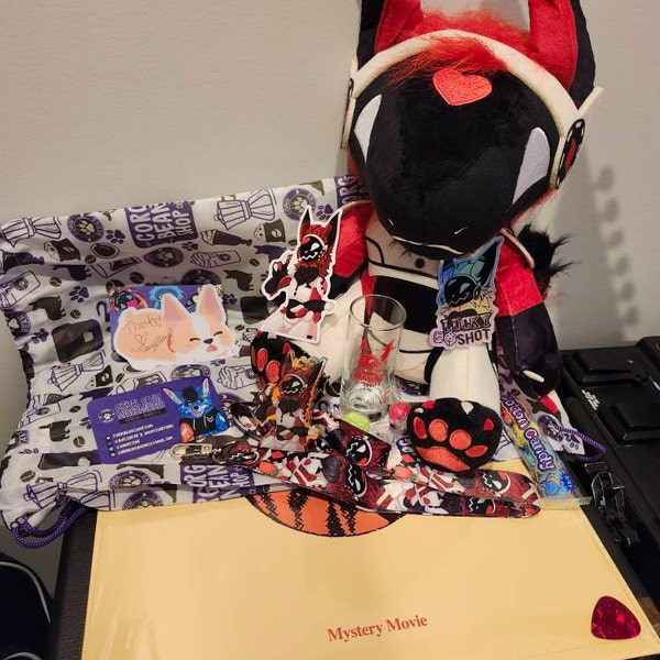 Synthwave Protogen Fursona Pin - Etsy