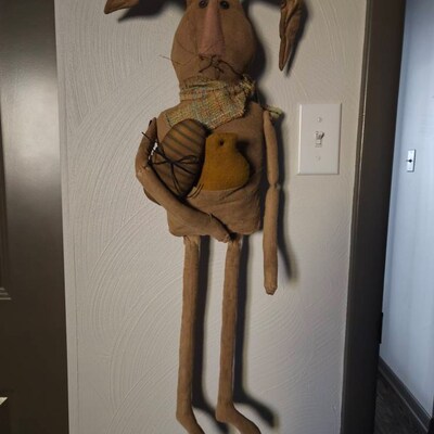 Primitive Rabbit Doll PATTERN Easter Bunny Doll Spring Rabbit Doll ...