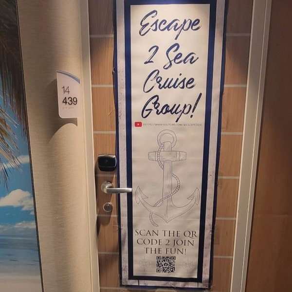 Custom Cruise Cabin Door Banner, Personalized Decor (54" X 18") - Etsy