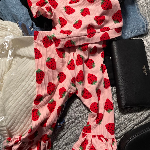 One Berry Girls Birthday Strawberry Themed Outfit, Berry First Belle ...