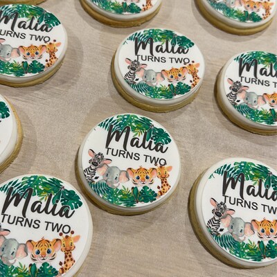 Fern Leaf Greenery Edible Icing Cake Wrap Topper - Etsy