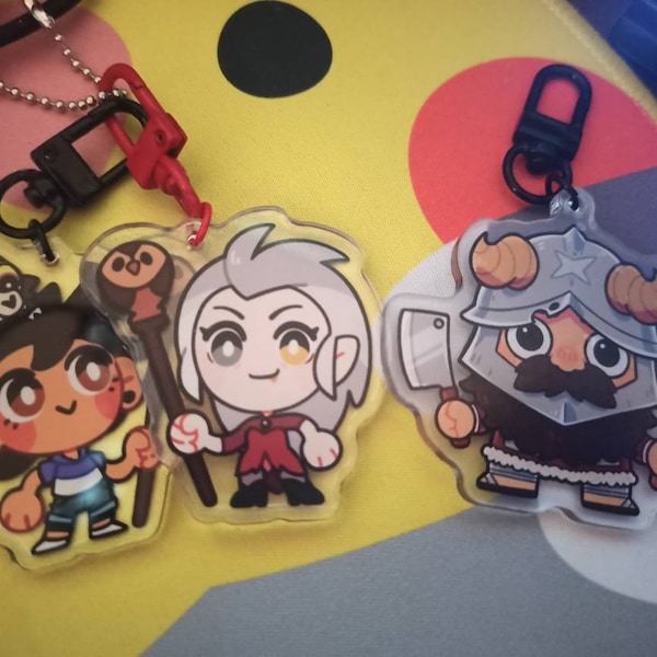 Amphibia, Anne, Marcy and Sasha Keychains Epoxy - Etsy