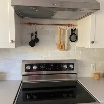 Copper Pot Rail Copper Pot Rack - Etsy