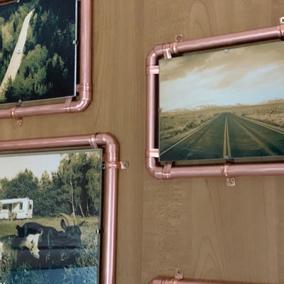 Copper Pipe Photo Frames - Etsy