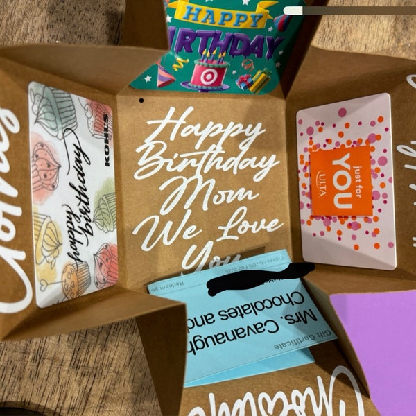 Pop Open Gift Card Box - Gift Card Holder - Baskets & Boxes - 2023 ...