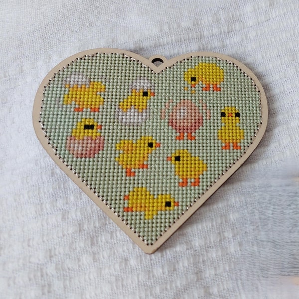 Tiny Chicks Cross Stitch Pattern Bundle - Mini Baby Chickens Embroidery ...
