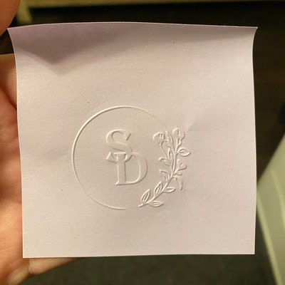 Logo Stamp Embosser Custom Stamp or Embosser Rubber Logo Handstamp ...