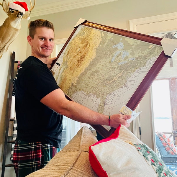 Personalized Pilot's USA VFR Map - Aviator's Map - Chart Your Flights ...