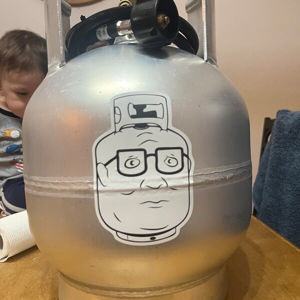 Hank Propane Sticker - Etsy