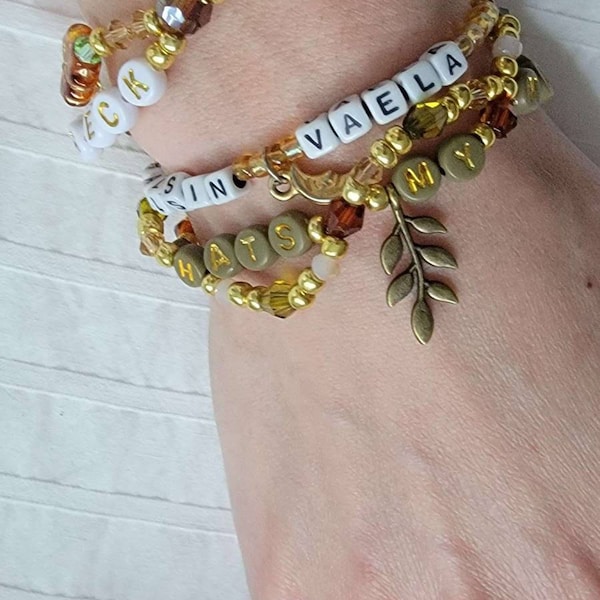 Fearless Just Say Yes Fancy Friendship Bracelet From Love Story - Etsy