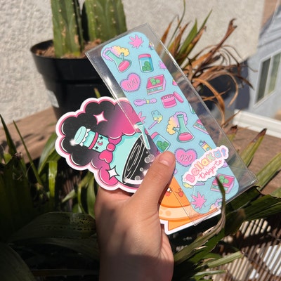 420 Themed Bookmark Stoner Girl Aesthetic Aesthetic Weed Bookmark 420 ...