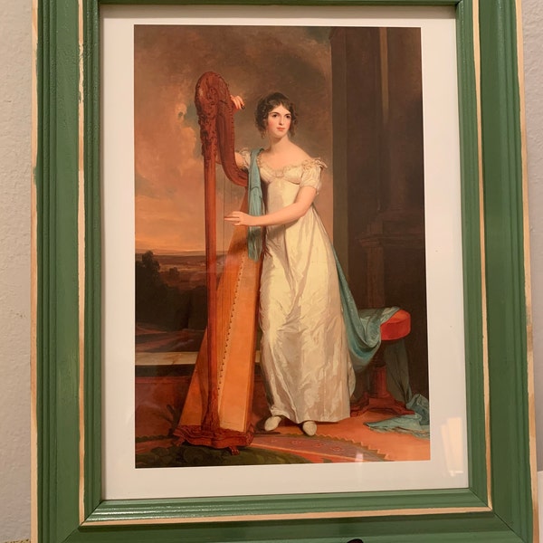 Thomas Sully : Lady With a Harp - Eliza Ridgely (1818) - Giclee Fine ...