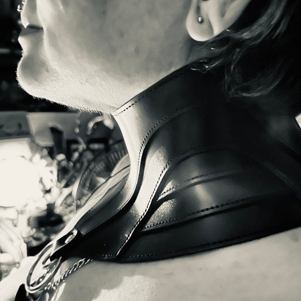 Leather Neck Corset, Handmade Posture Collar - Etsy