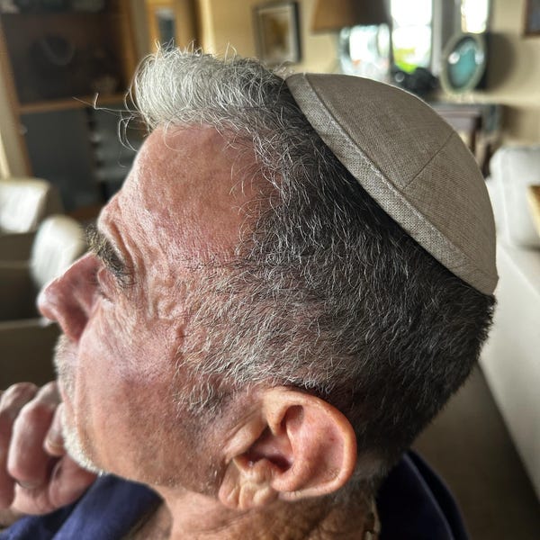 Trump Leather Kippah | MAGA Suede Yarmulke With Embroidered Logo | Make ...