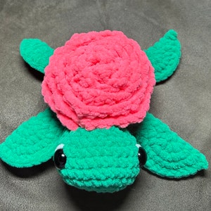 Rose Turtle Crochet Pattern PDF Download, Beginner Friendly Amigurumi ...