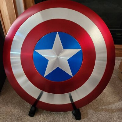 Captain America Shield Stand Avengers Display Stand - Etsy