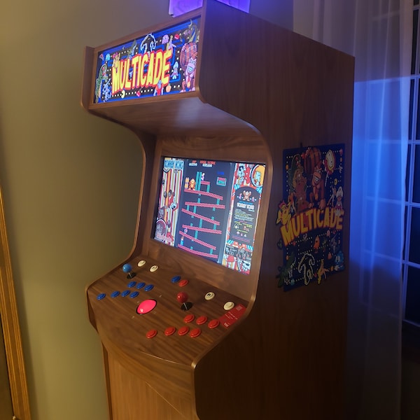 Mame Multicade Classics Side Art Arcade Cabinet Graphics Decals ...