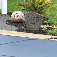 Monogram Last Name Rock Engraved Stone Personalized - Etsy Canada