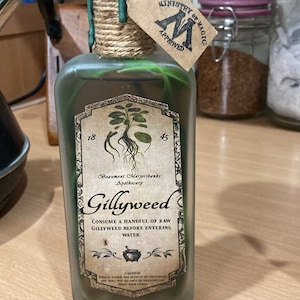 Peruvian Darkness Magic Potion Apothecary Herbology Glass Bottle Prop ...