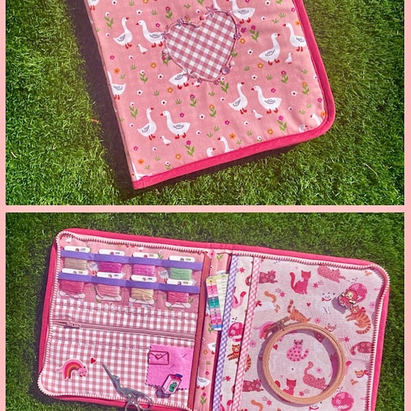 Embroidery Pouch Sewing Pattern - Sew a Case to Hold All Your ...