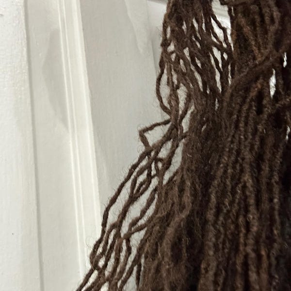 Tiny Microloc Extensions 0.2cm 8" With Curly Tips 100 Locs per Bundle ...