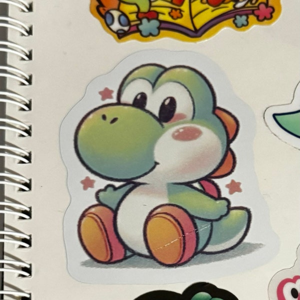 Cute Yoshi Sticker - Etsy