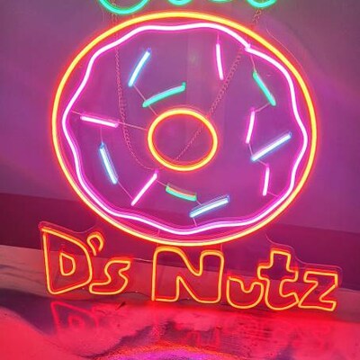Cute Duck Neon Sign, Cute Duck Led Sign, Led Light, Custom Neon Sign ...