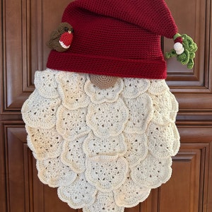 Crochet Christmas, Festive, Gonk, Gnome, Wreath Pattern, Light up Beard, Pdf, Download - Etsy