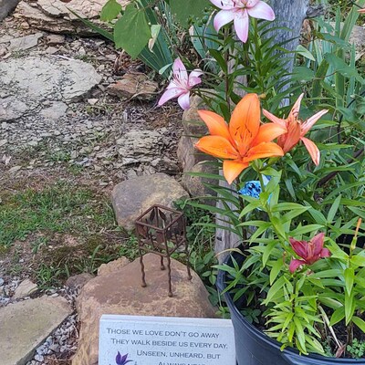 Simple and Beautiful 6x6 Concrete Memorial Stone. Personalized With ...