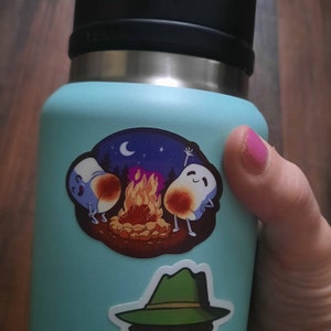 VS048 Radiate Positivity Vinyl Sticker / Kawaii Mushroom Cloud Nuclear ...